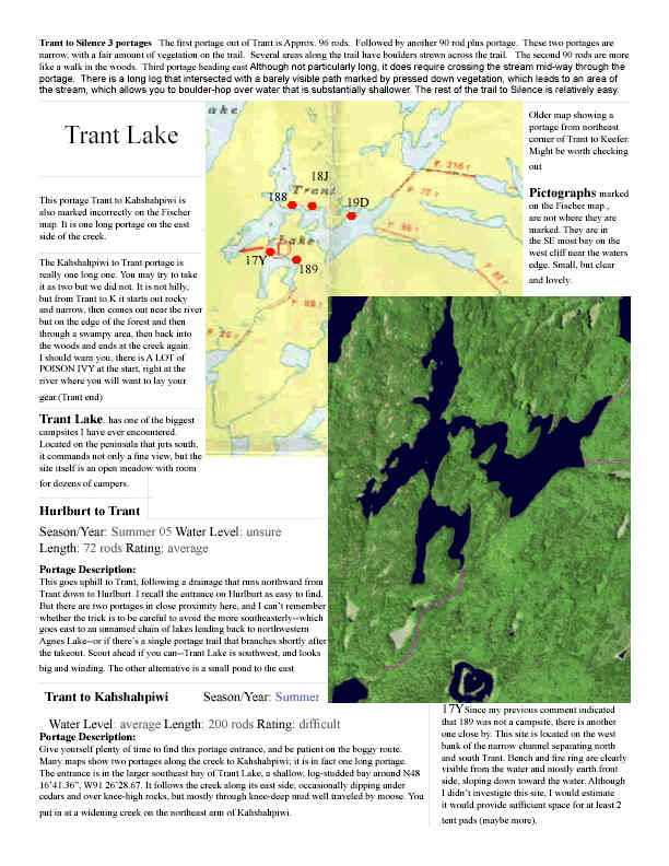 BWCA Quetico Route Maps Boundary Waters Quetico Forum