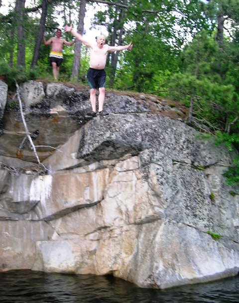 BWCA BWCA cliff jumping Boundary Waters Listening Point - General ...