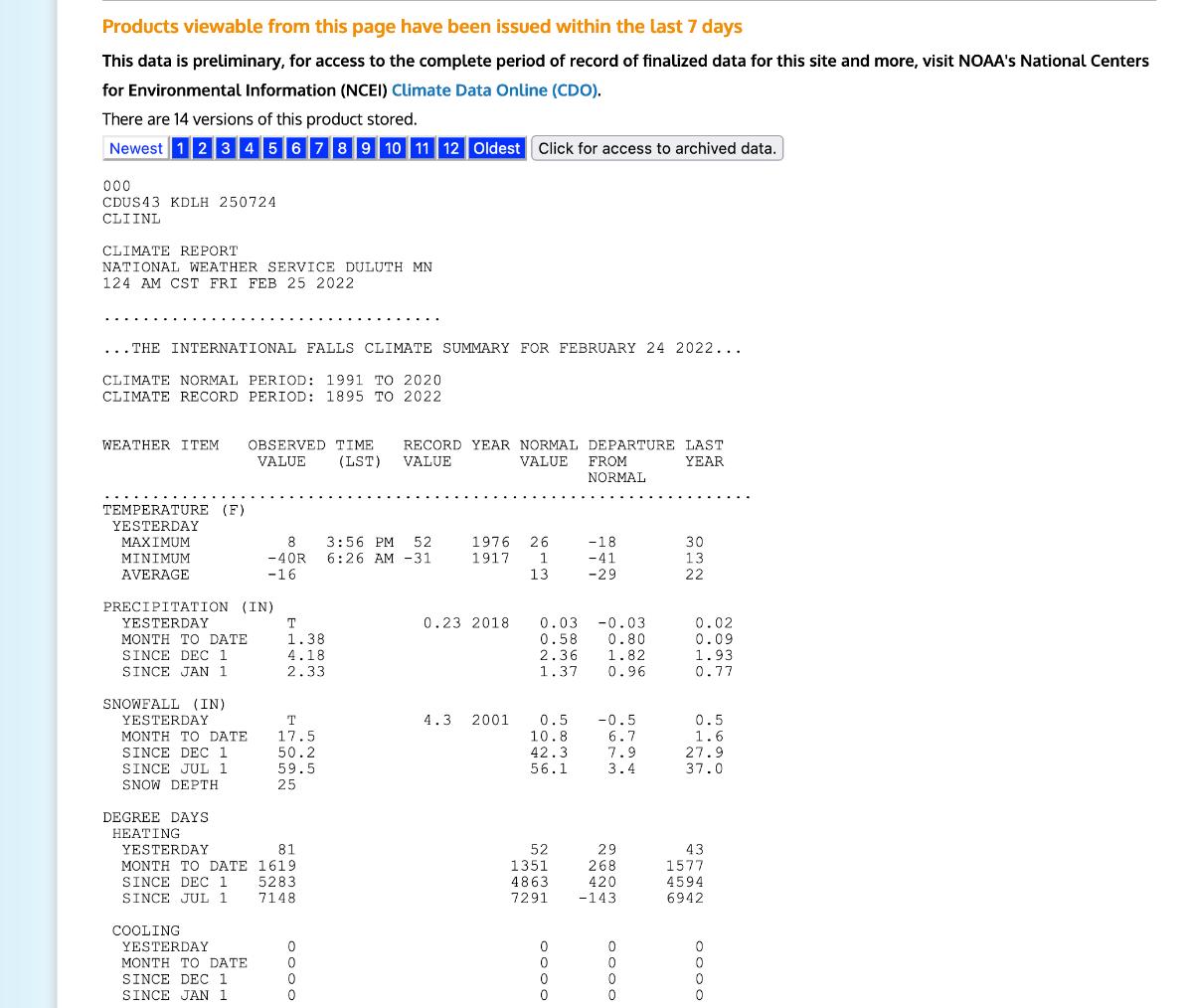 BWCA -40F in I-Falls 2/24 Boundary Waters Listening Point - General ...